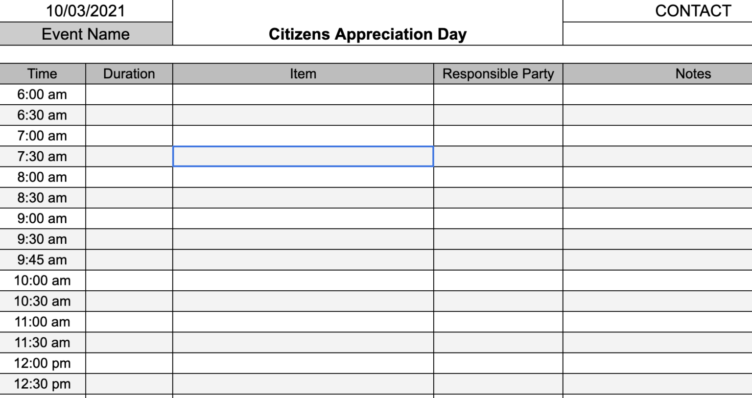 Event Planning Template - The only event template you need!