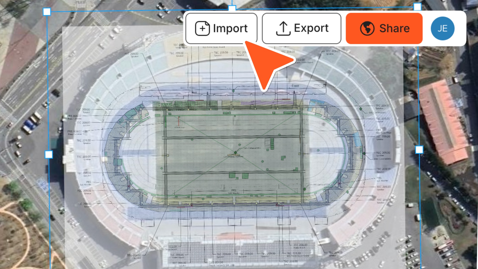 Import Floor Plans and Layouts - OnePlan Events