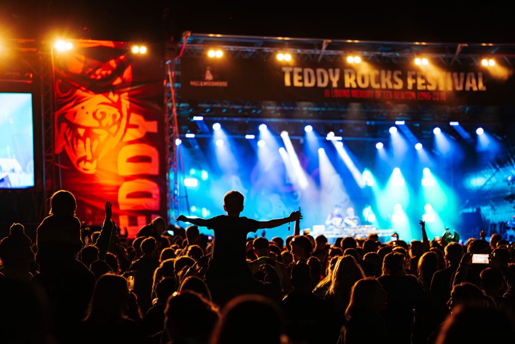OnePlan Estudo de caso | Festival Teddy Rocks planejado em OnePlan